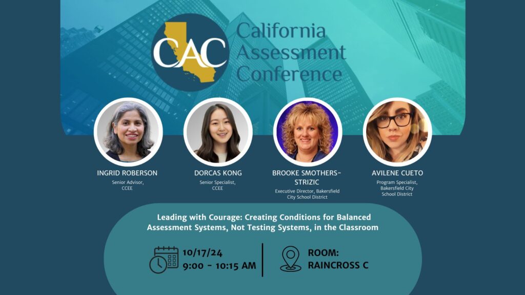 Leading with Courage: Creating Conditions for Balanced Assessment ...