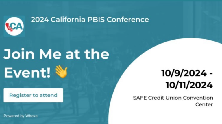 2024 California PBIS Conference - CCEE